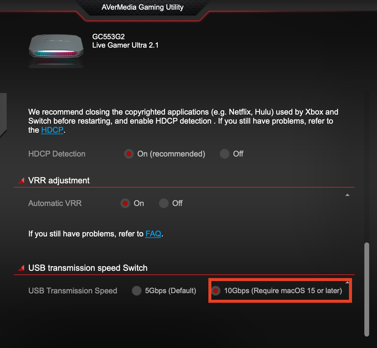 Support | Faq | 10gbps | AVerMedia